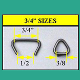 Stainless Steel Hog Ring 3/4" | Friendship Trap Co.